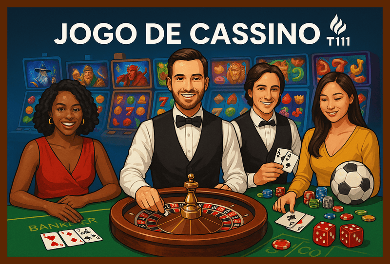 T111: Cassino Online com Slots e Apostas ao Vivo