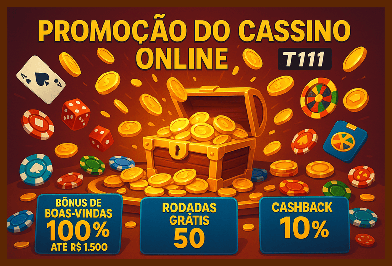 T111: Cassino Online com Slots e Apostas ao Vivo